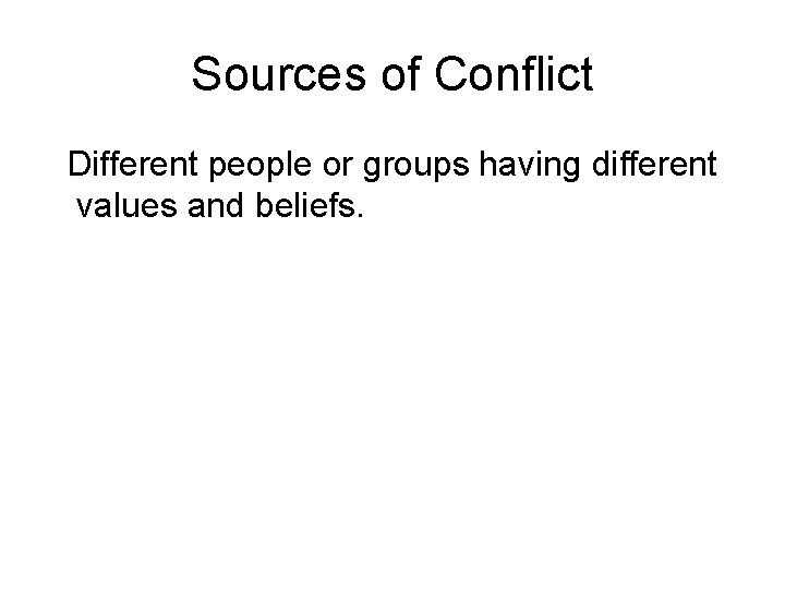 Introduction to Conflict Management Lecture 1 Text Book
