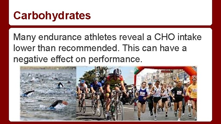 Sports Nutrition Lesson 19 Carbohydrates are organic compounds