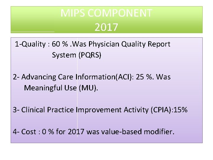 MACRA UPDATE Presented by Judella HaddadLacle MD Associate