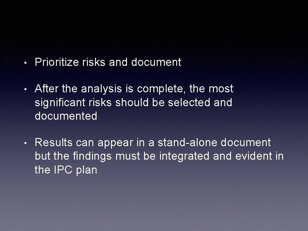 Creating a Seamless Infection Control Risk Assessment Plan