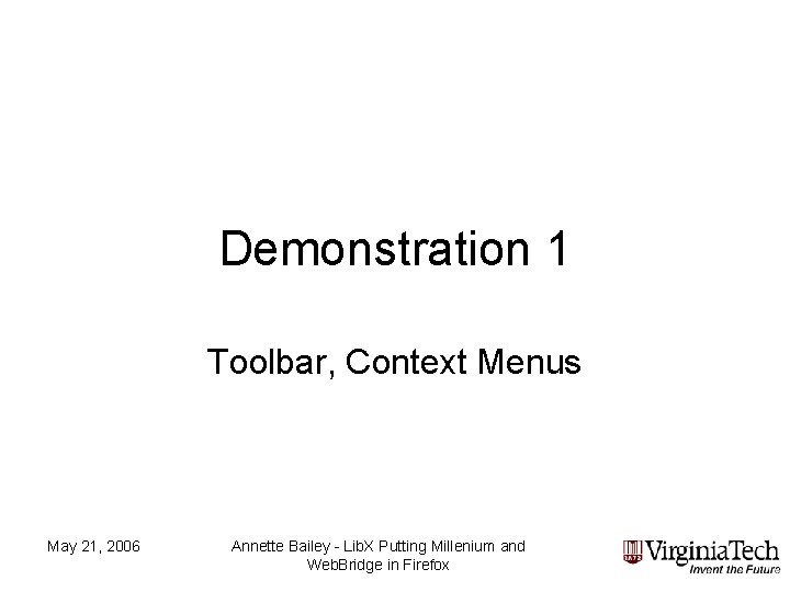 Lib X Putting Millenium and Web Bridge in