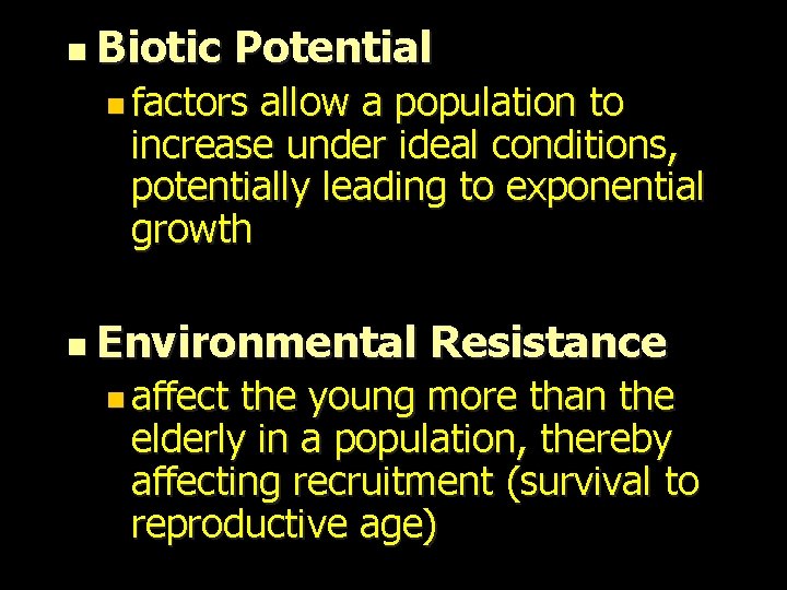 9 Population Dynamics Carrying Capacity and Conservation Biology