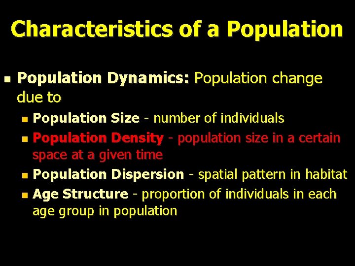9 Population Dynamics Carrying Capacity and Conservation Biology