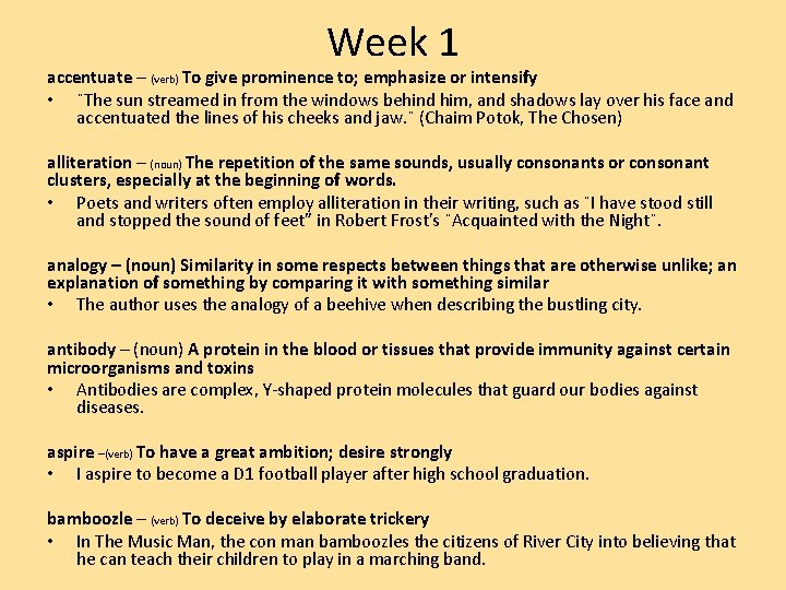 100 Words Every High School Freshman Should Know