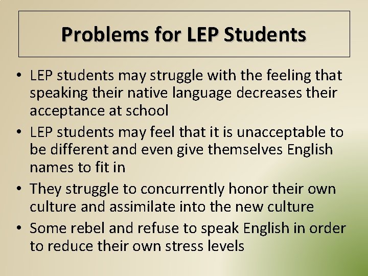 Language Objectives and Word Walls Before we begin