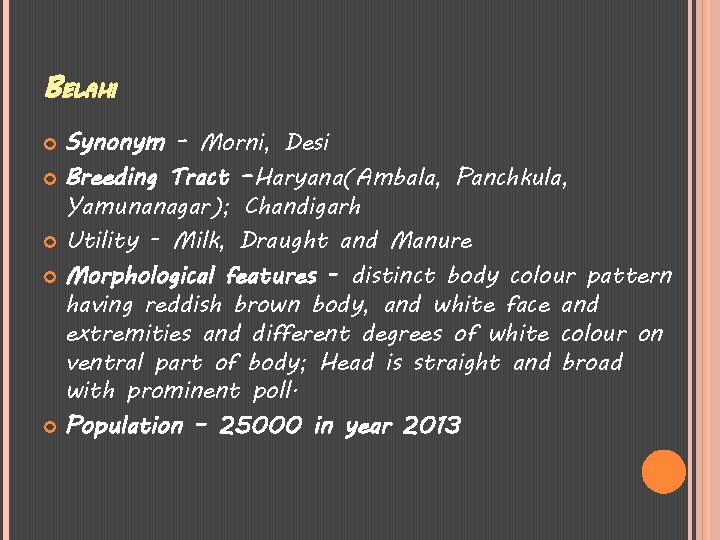 CATTLE BREEDS OF INDIA presented by dr yamini
