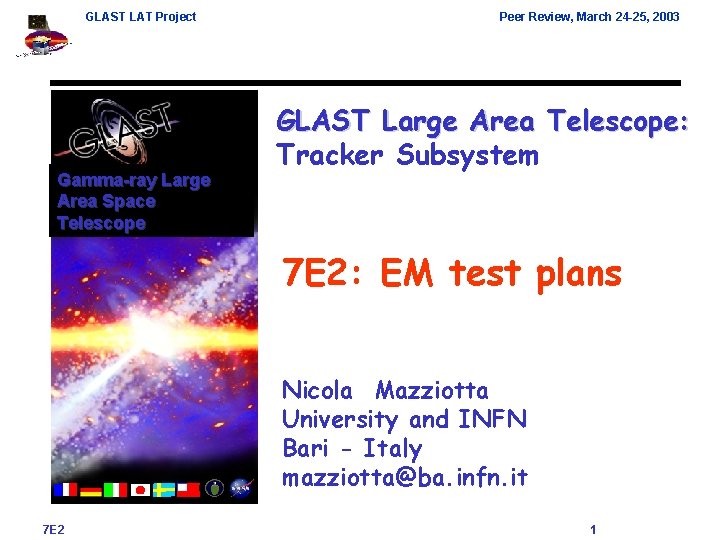 GLAST LAT Project Gammaray Large Area Space Telescope
