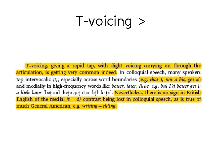 The Final Lecture Pronunciation Change Past Present Future