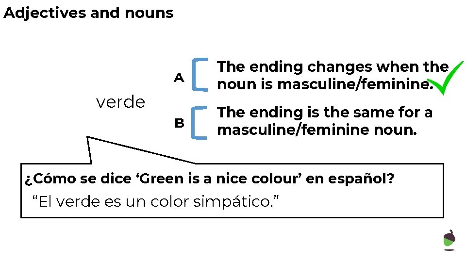 Spanish Talking about family 22 Adjectives following the
