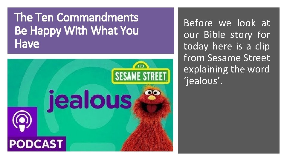 The Ten Commandments Be Happy With What You