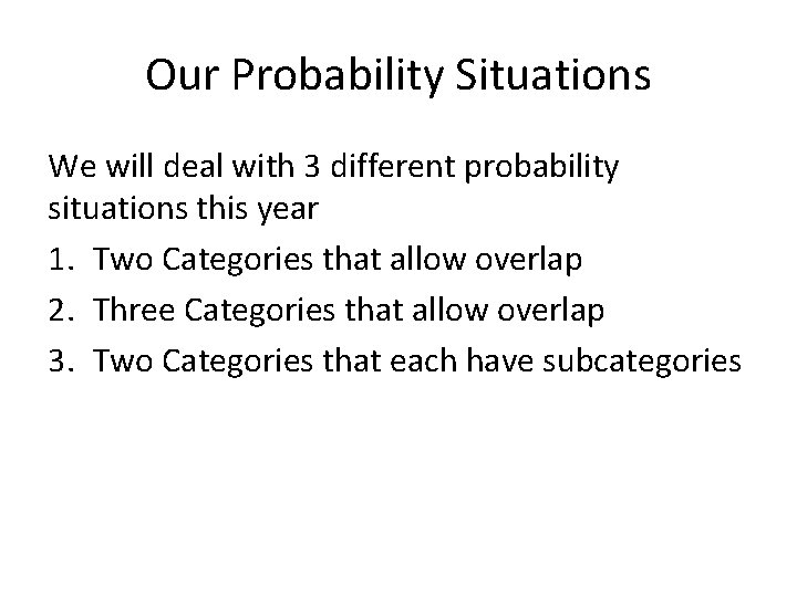 5 01 Organizers and Probability Venn Diagrams and
