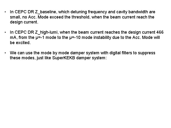 Cavitybeam interaction and Longitudinal beam dynamics for CEPC