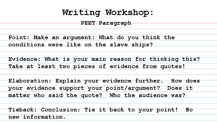 Quotes about Slave Ships Read each quote closely