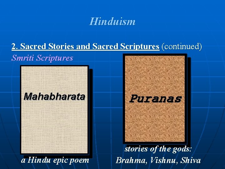 Exploring the Religions of Our World Hinduism Hinduism