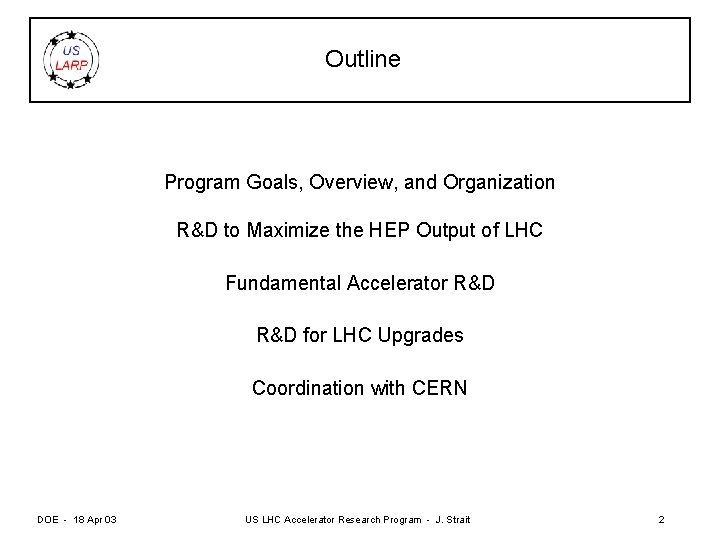 US LHC Accelerator Research Program brookhaven fermilab berkeley