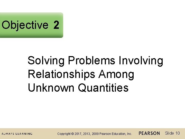 Chapter 2 2 Equations Inequalities and Problem Solving