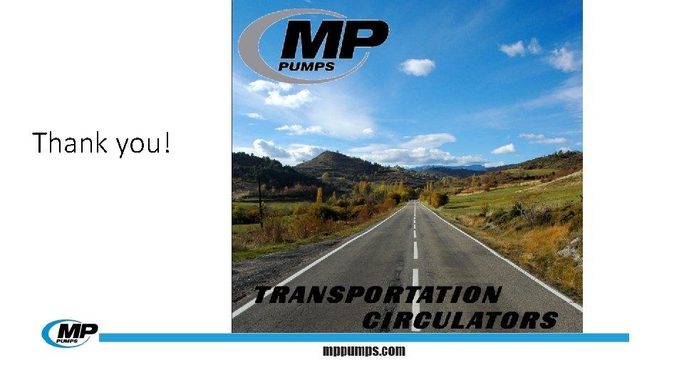 An Introduction to MP Pumps Transportation Line MP