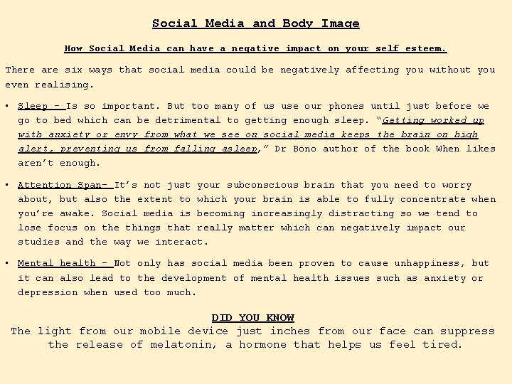 Weekly Reflection 6 th July 2020 Social Media