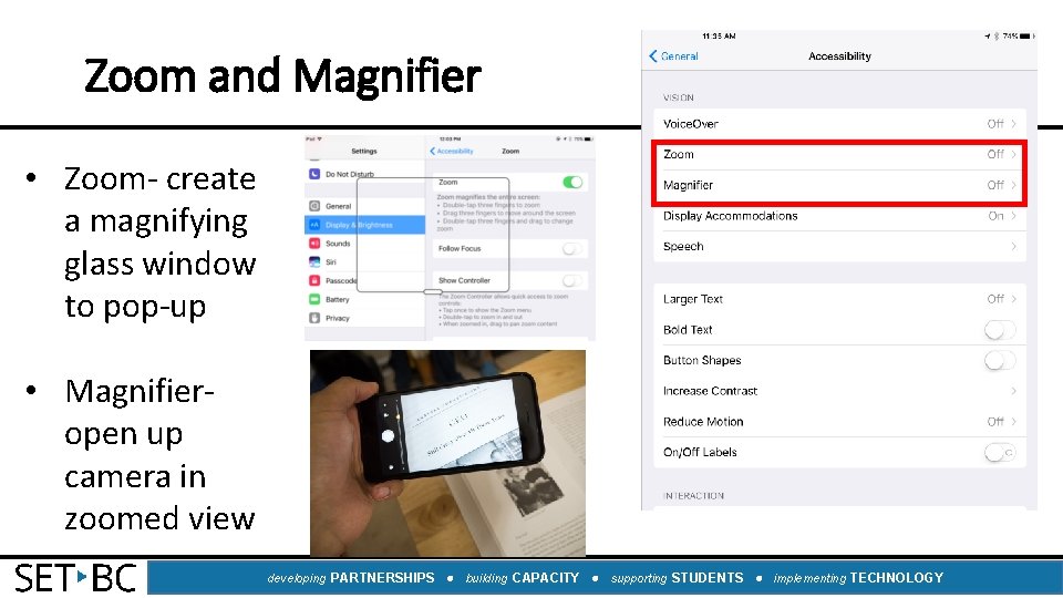 Agenda Brief Overview of Display Features Display settings