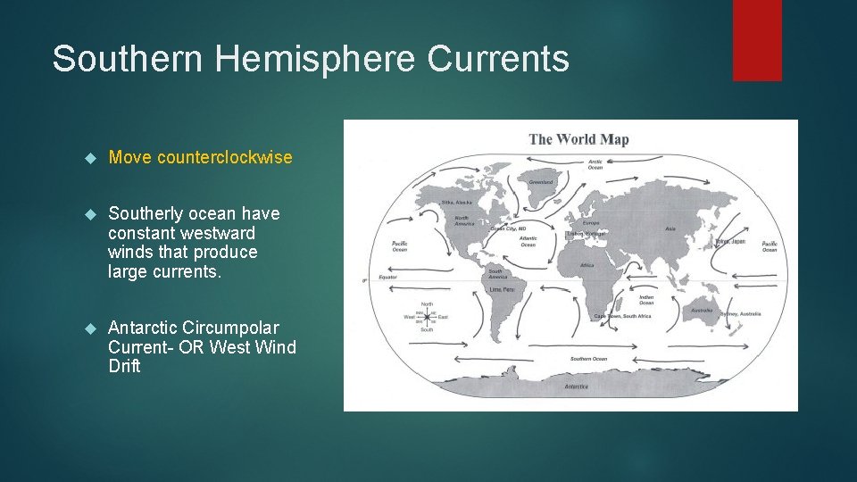 21 1 OCEAN CURRENTS Ocean Currents giant streams