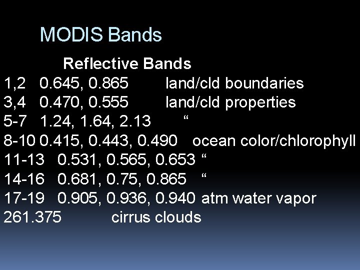 Monitoring Vegetation and Land Features Steve Ackerman Director