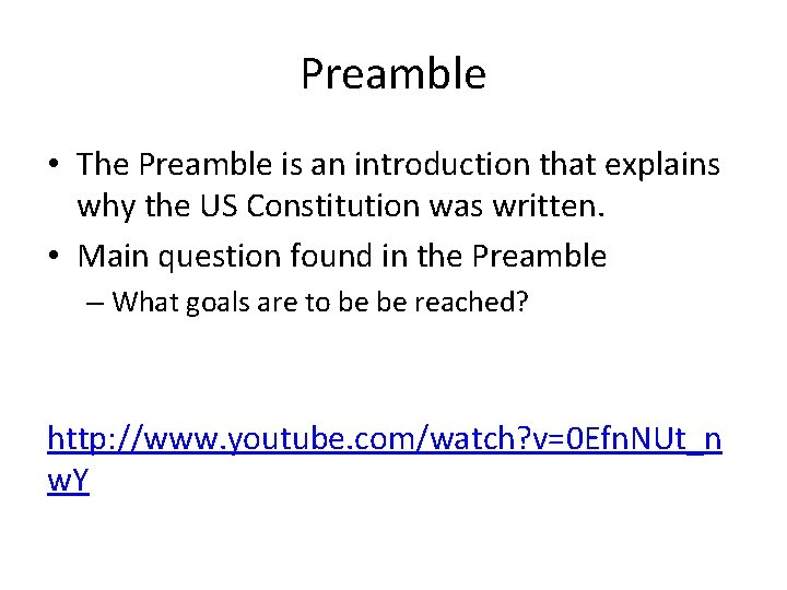 Unit 2 The Constitution Bellringer 222 What are