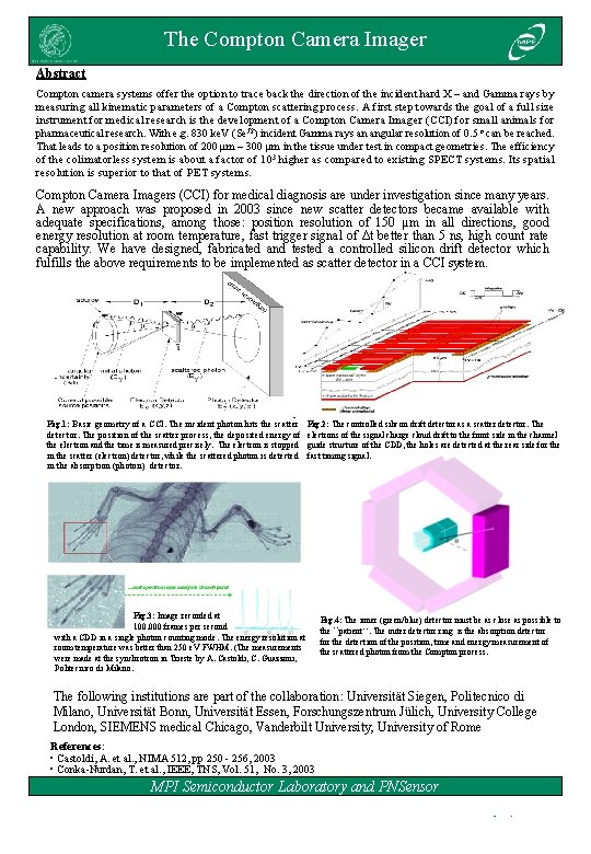 The Compton Camera Imager Abstract Compton camera systems