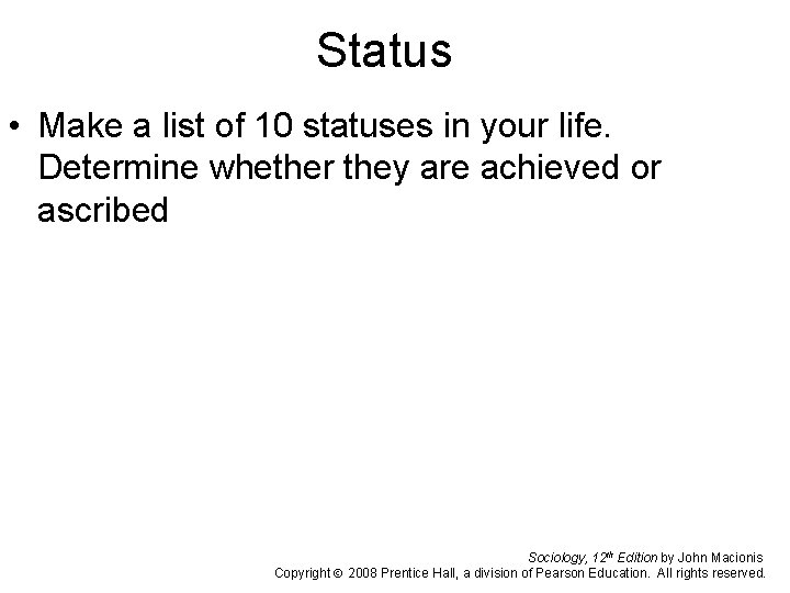 Social Interaction In Everyday Life The process by