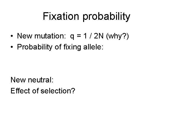 Forces of evolution migration and drift How can