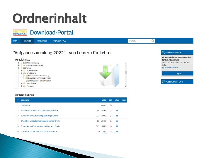 mathepower deOnlinePortal Michael LOBSIEN prsentiert die mathepower ...