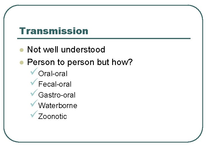 H Pylori Helicobacter Pylori l History 1906 1982