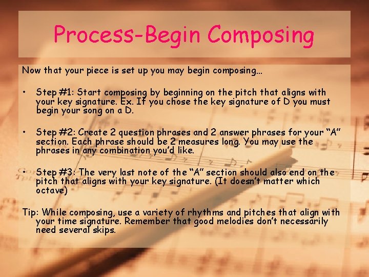 How to Compose a Song By Joanna Brehaut