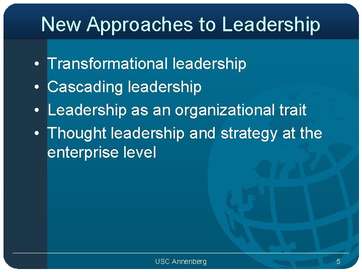 Executive Leadership Scenarios Strategy Patricia Riley Zhan Li