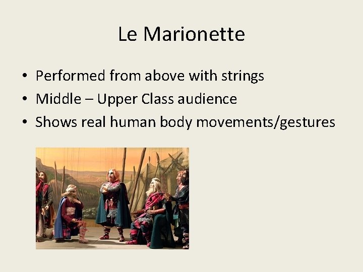 A Guide to Italian Puppetries Country Italy By