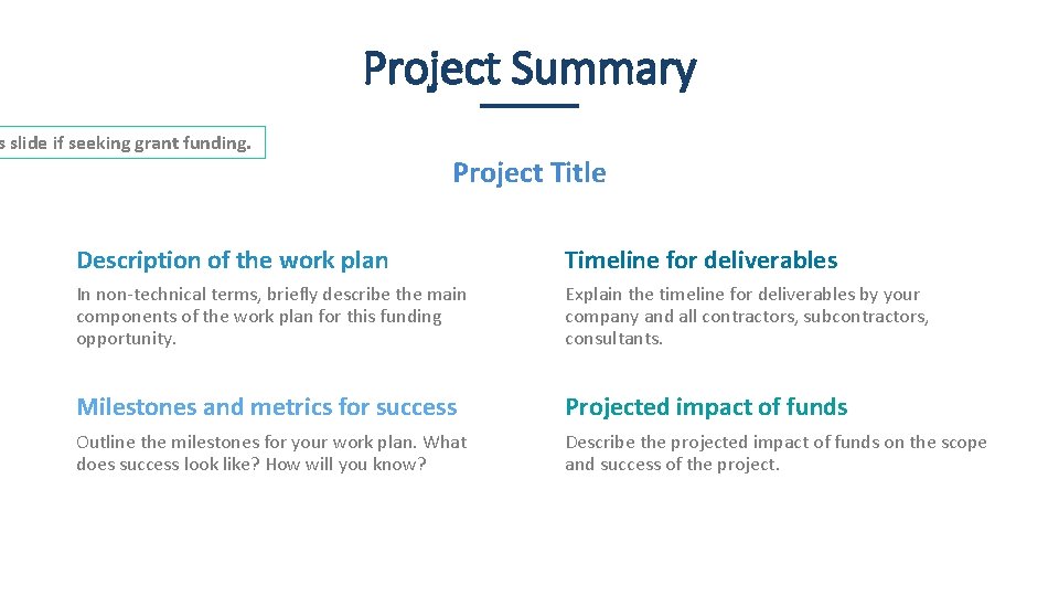 Pitch Deck Table of Contents 1 Company Overview