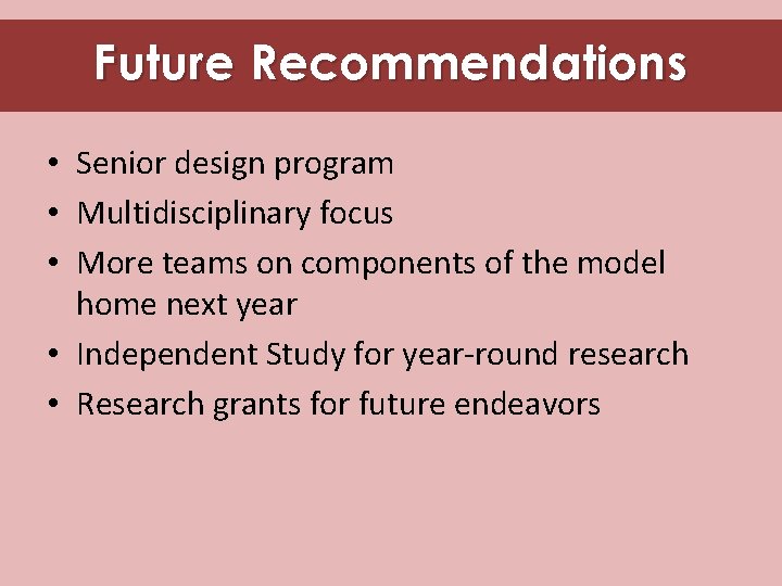 Model Home Assessment Michael Jewitt Ronni Nimps Drew