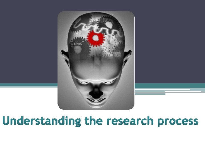 Understanding the research process The research process Why