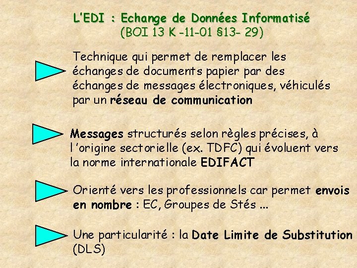 PRSENTATION GNRALE Novembre 2001 Service ouvert depuis le