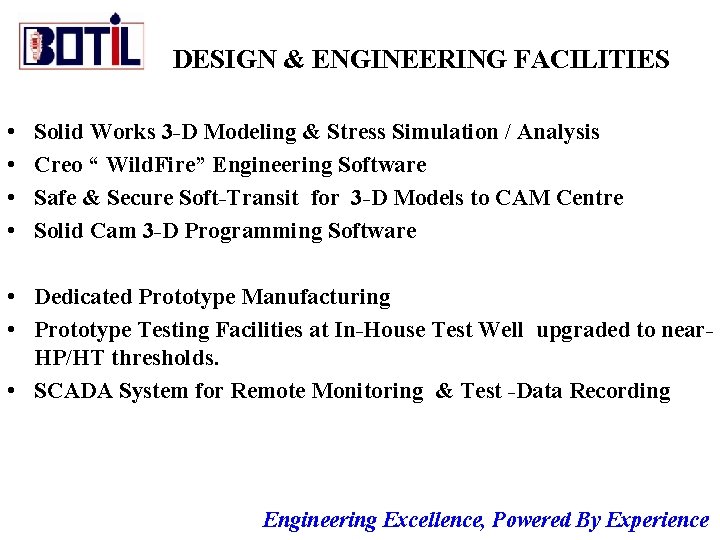 BOTIL Oil Tools India Pvt Ltd Manufacturers Worldwide