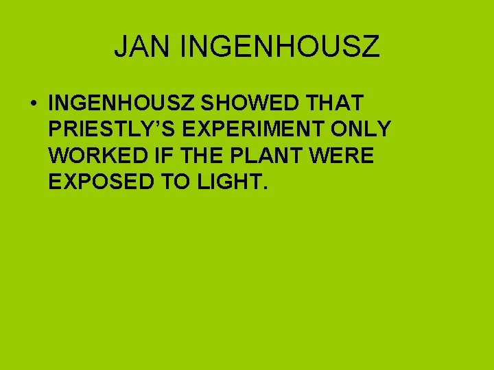 PHOTOSYNTHESIS CHAPTER 8 AUTOTROPHS MAKE THEIR OWN FOOD