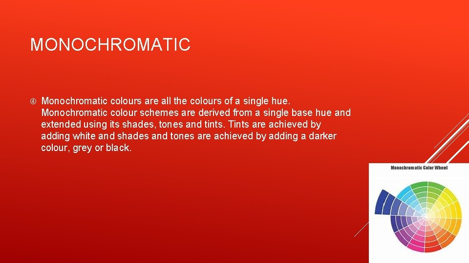 BASIC COLOUR SCHEMES WHAT IS A PRIMARY OR