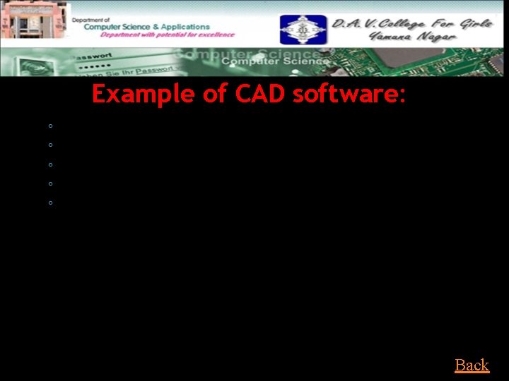 Autocad TO BE DISCUSSED What is Autocad Example