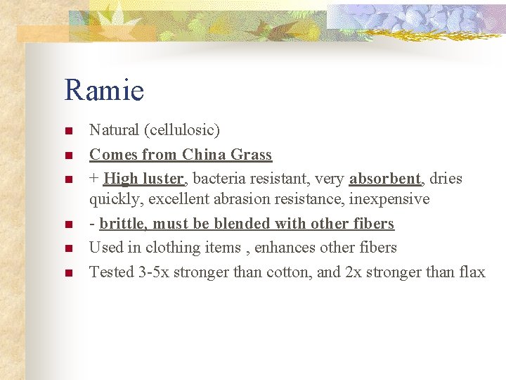 All About Fibers Obj 2 01 Fiber Traits