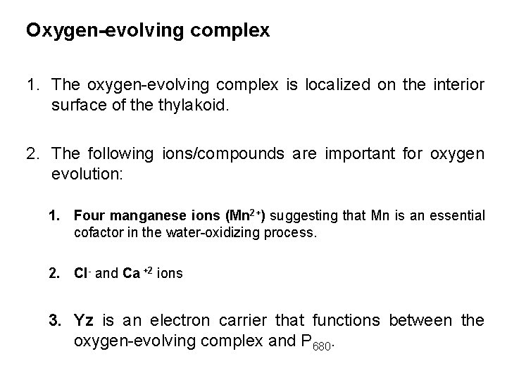 Photosynthesis Light Reaction Syed Abdullah Gilani Photosynthesis The