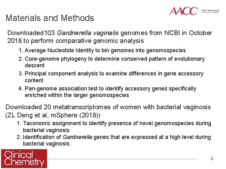 Journal Club In Silico Analysis of Gardnerella Genomospecies