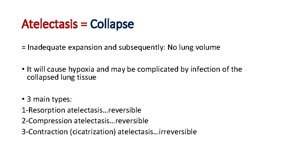 Atelectasis acute respiratory distress syndrome pulmonary edema Morphology