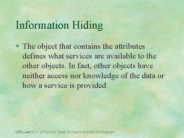 UML and C A Practical Guide To Object