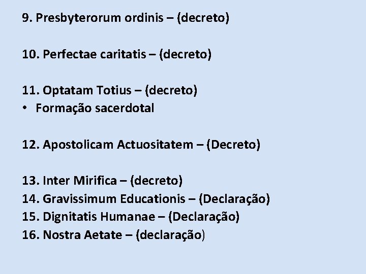 CONCILIO VATICANO II 1962 1965 1 Lumen Gentium