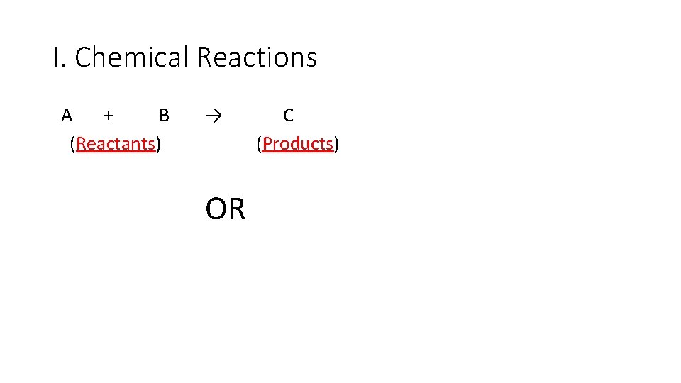 Chemical Reactions MakingBreaking Macromolecules I Chemical Reactions A