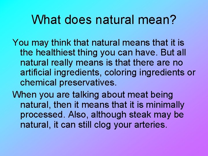 All Natural Myth Busters Anna Richardson Madisyn Silva